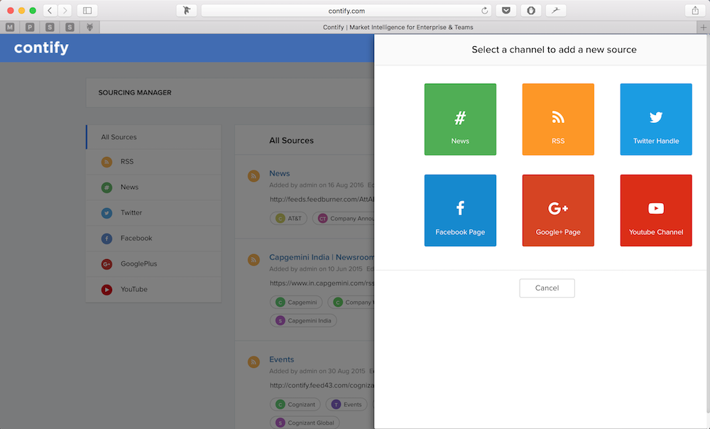 The award-winning Market Intelligence platform - Contify
