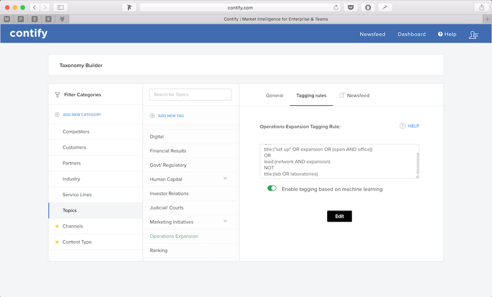 The award-winning Market Intelligence platform - Contify